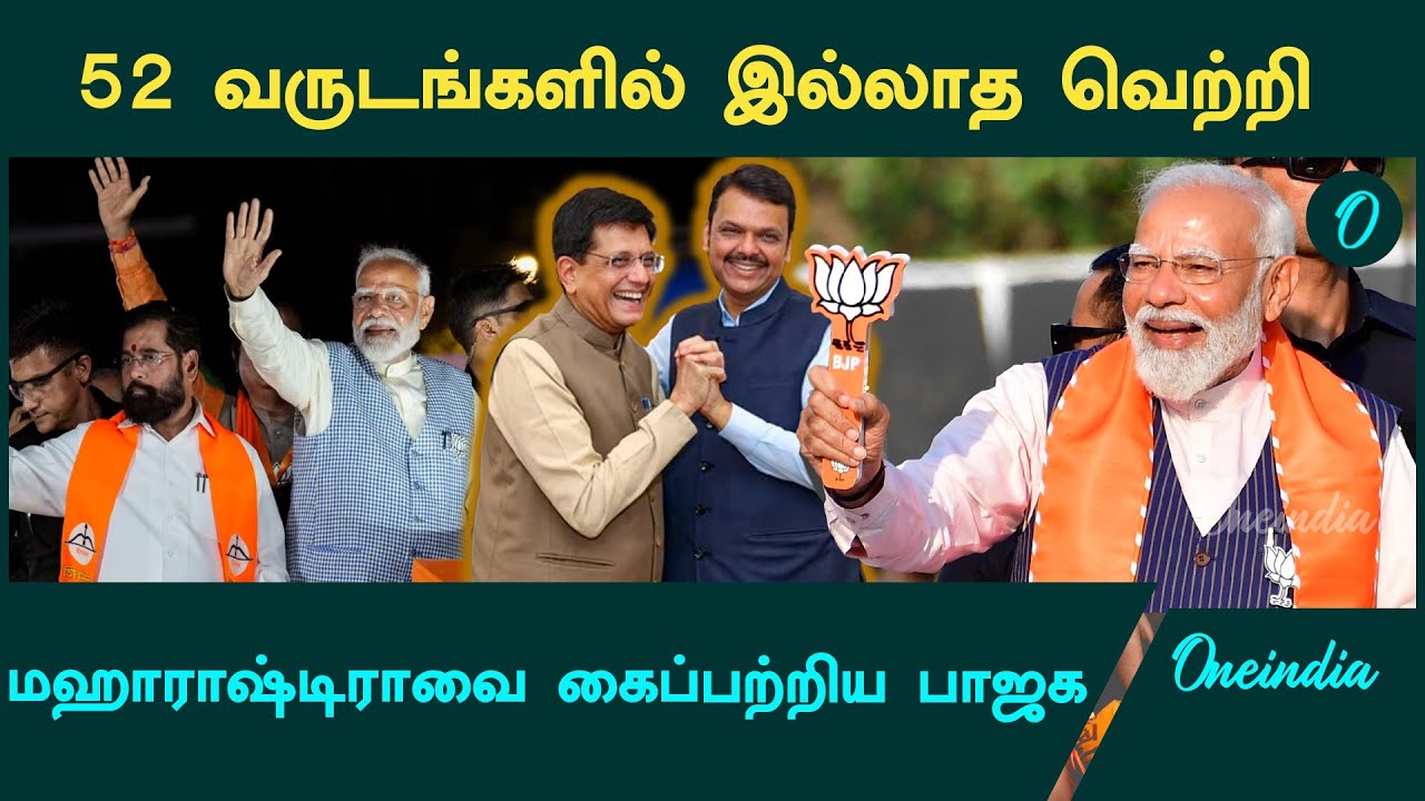 Maharashtra தேர்தலில் பாஜக அதிரடி வெற்றி | Oneindia Tamil - YouTube