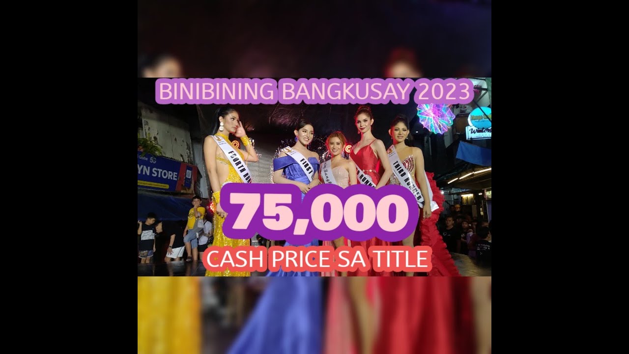 announcement of winners (BINIBINING BANGKUSAY 2023) - YouTube
