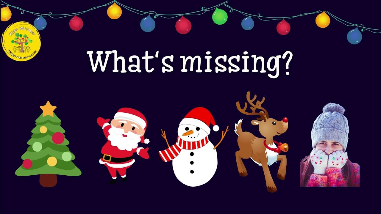 What's missing |Christmas game for kids|Kids Wonder - YouTube