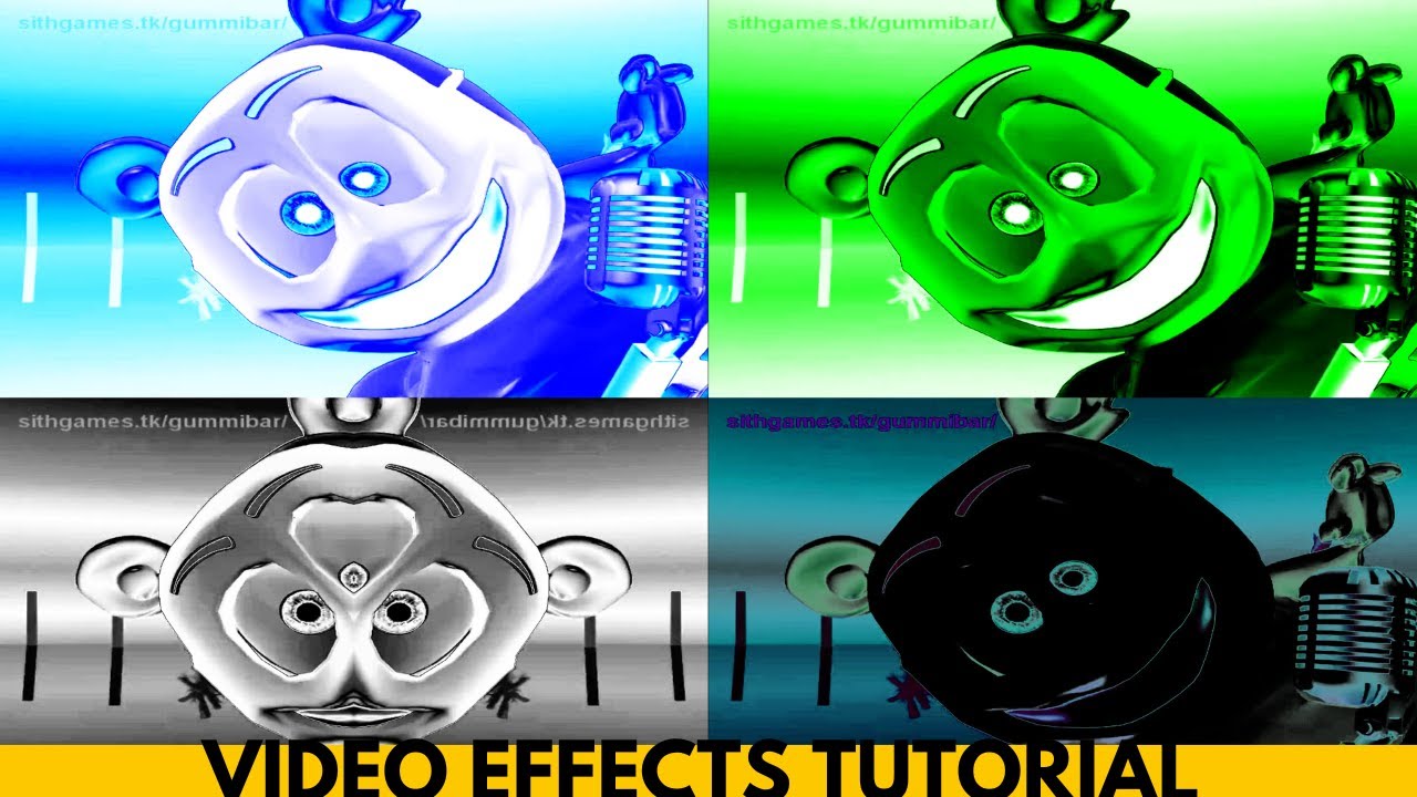 (VIDEO TUTORIAL) CRAZY EFFECTS HALLOWEEN REMAKE Gummy Bear Gummibär ...