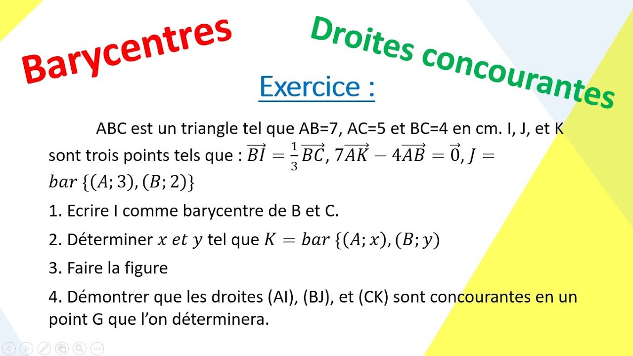 Comment démontrer que trois droites sont concourantes en se servant du ...