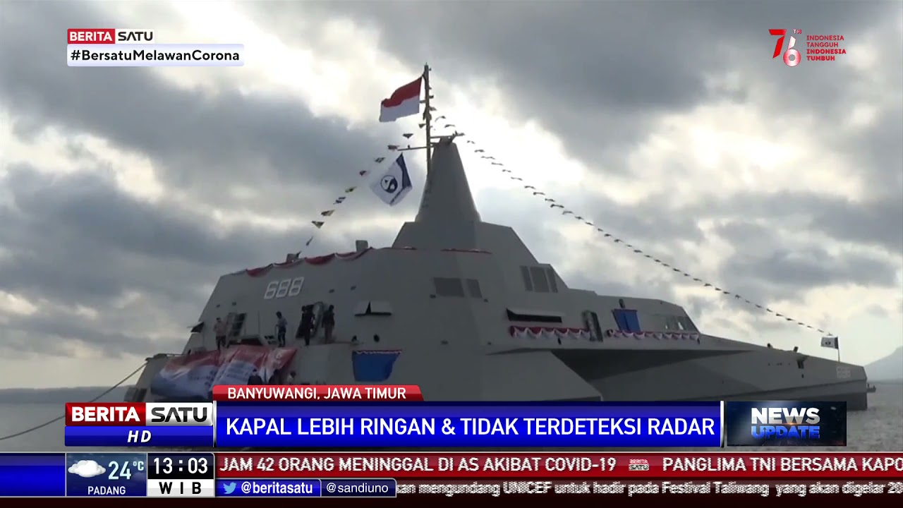 KSAL Luncurkan KRI Golok 688 - YouTube
