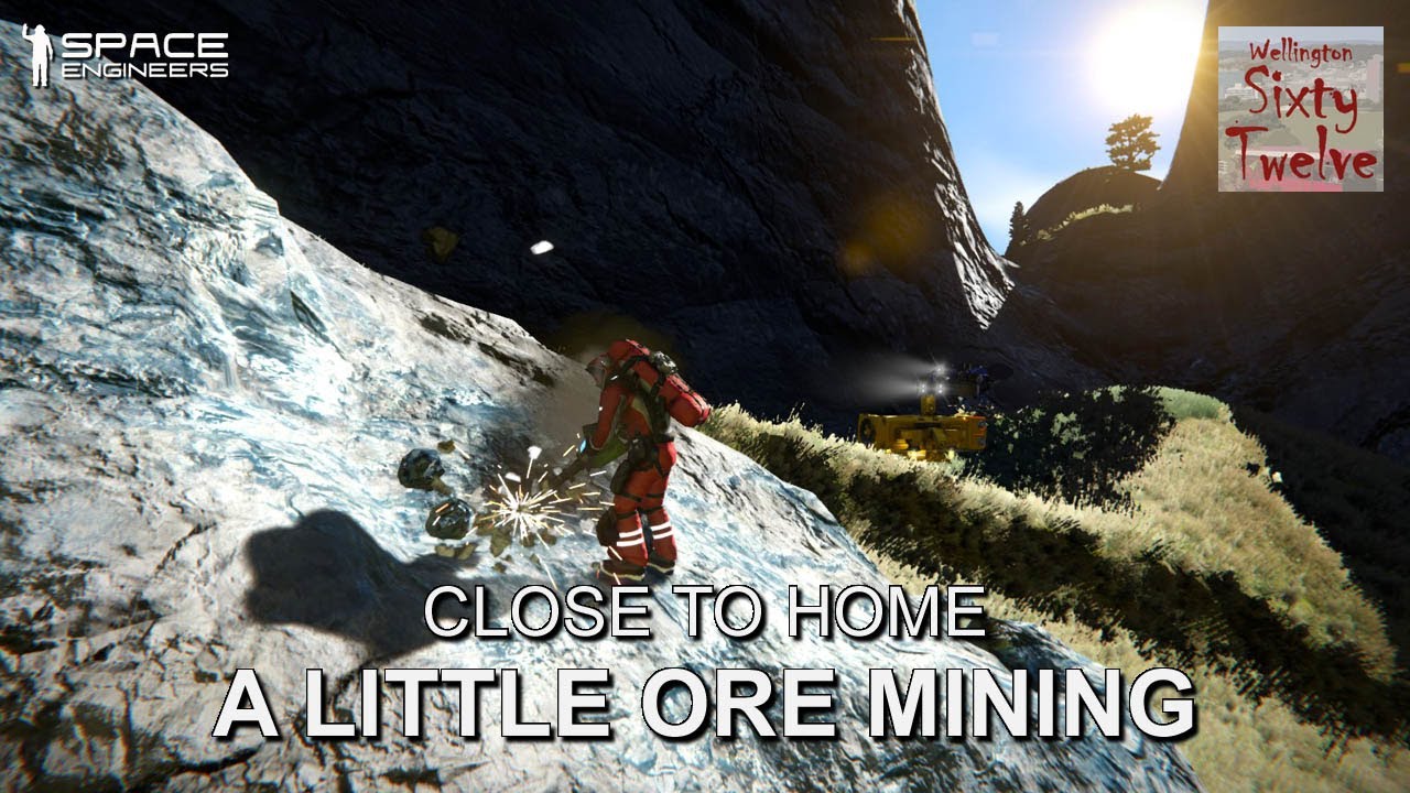 Close To Home EP08 - A Little Ore Mining (Space Engineers) - YouTube
