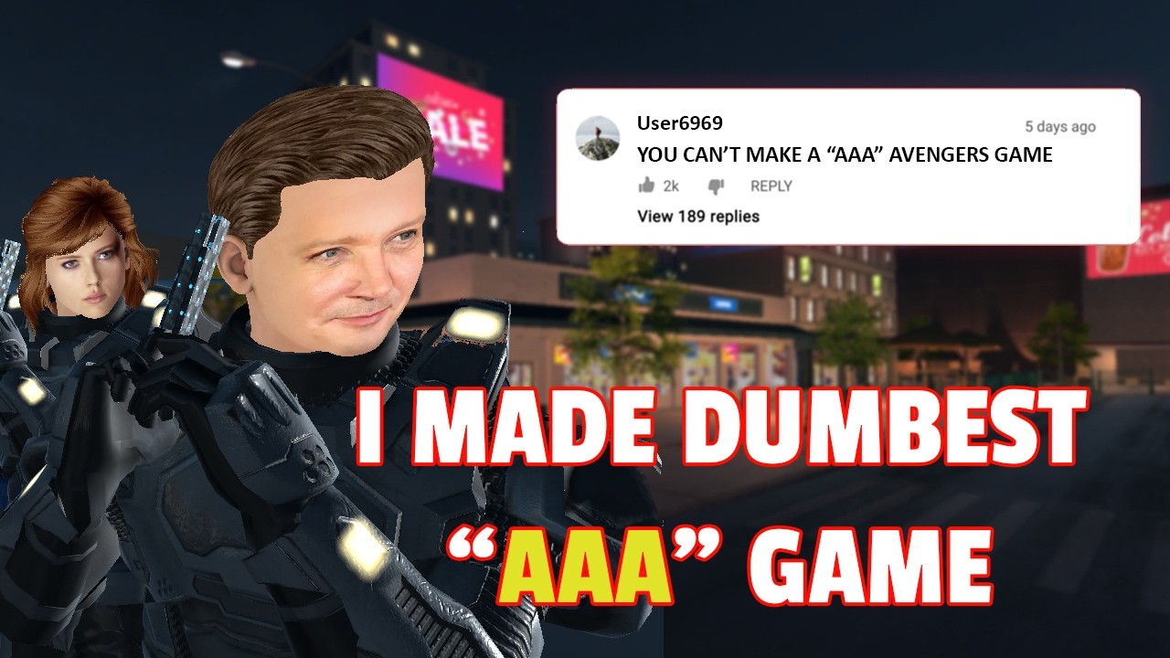 I made the WORST "AAA" Avengers game - YouTube