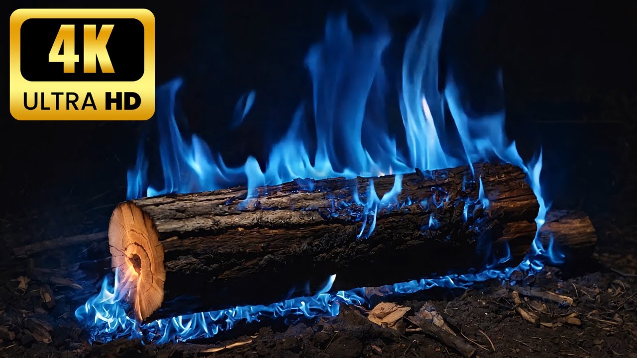 🔥 The Best Burning Fireplace Sounds with Soft Fire and Logs for a Cozy ...