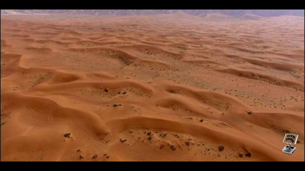 Maleiha desert UAE - Drone Aerial View - YouTube