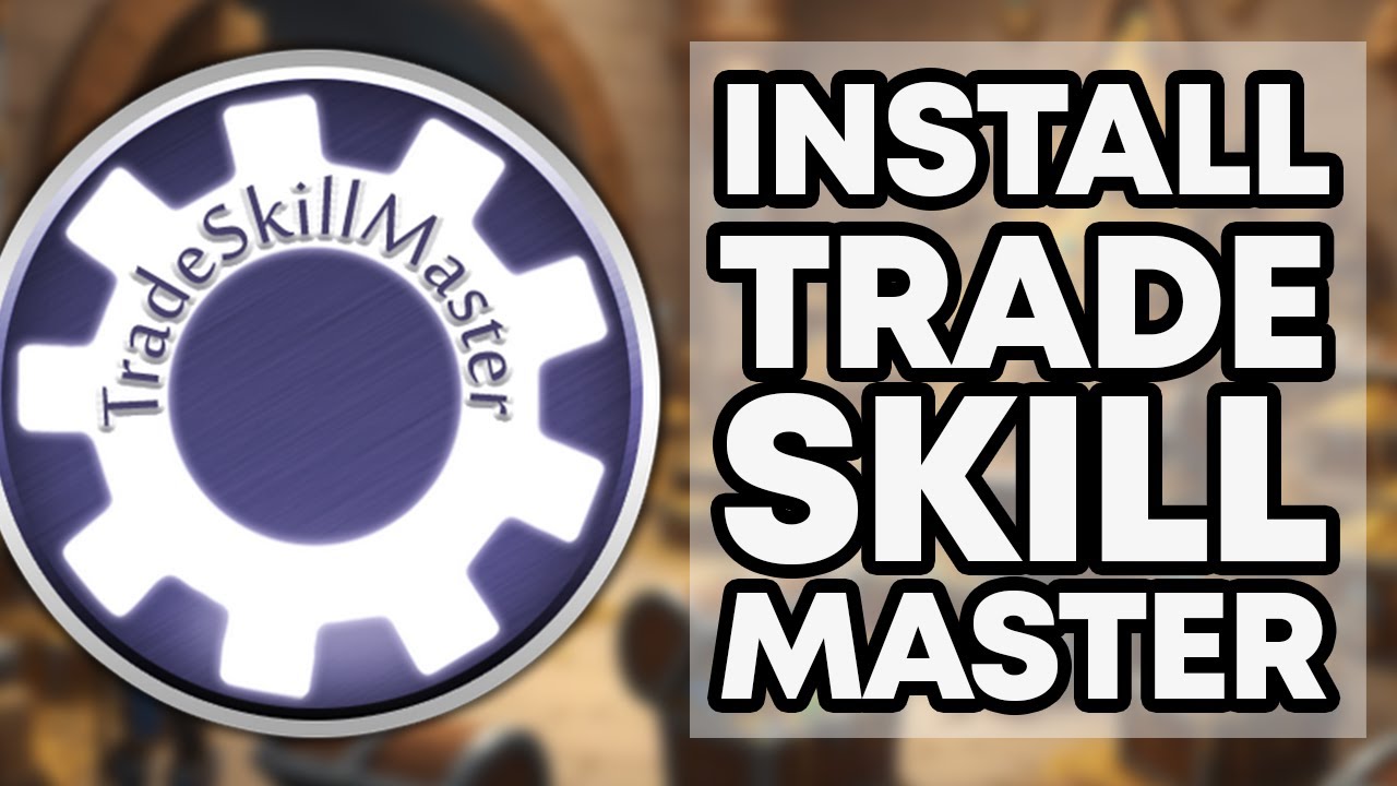 How to Install Tradeskillmaster (TSM) for World of Warcraft - YouTube