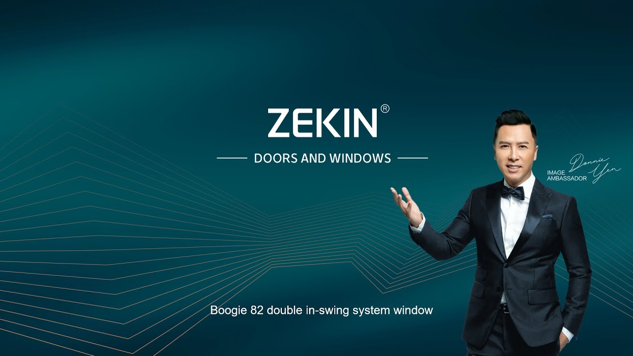 ZEKIN DOORS AND WINDOWS, Boogie 82 double in-swing system window - YouTube