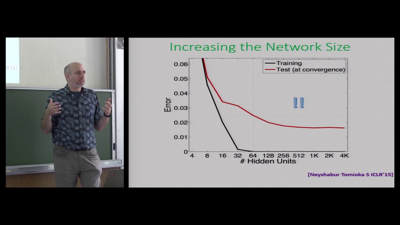 Nathan Srebro "Optimization's Hidden Gift to Learning: Implicit Regularization" - YouTube
