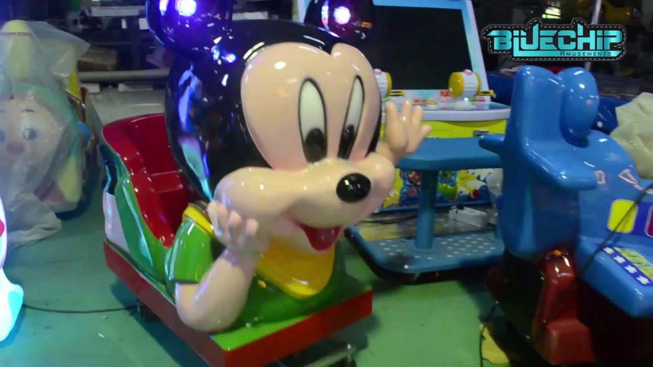 Mickey Mouse Kiddie Ride - YouTube