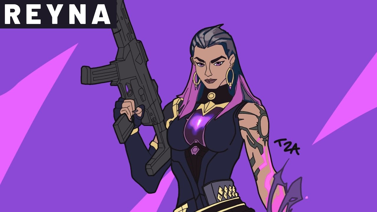 Drawing Reyna from Valorant - YouTube