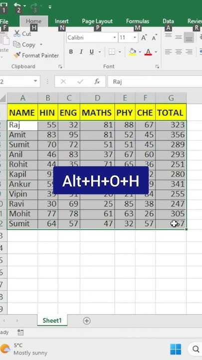 increase Row height in Excel #excel - YouTube