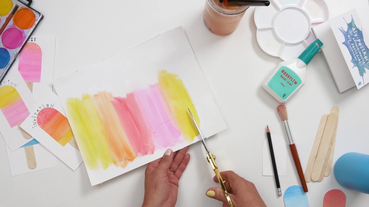 DIY party invitations - YouTube