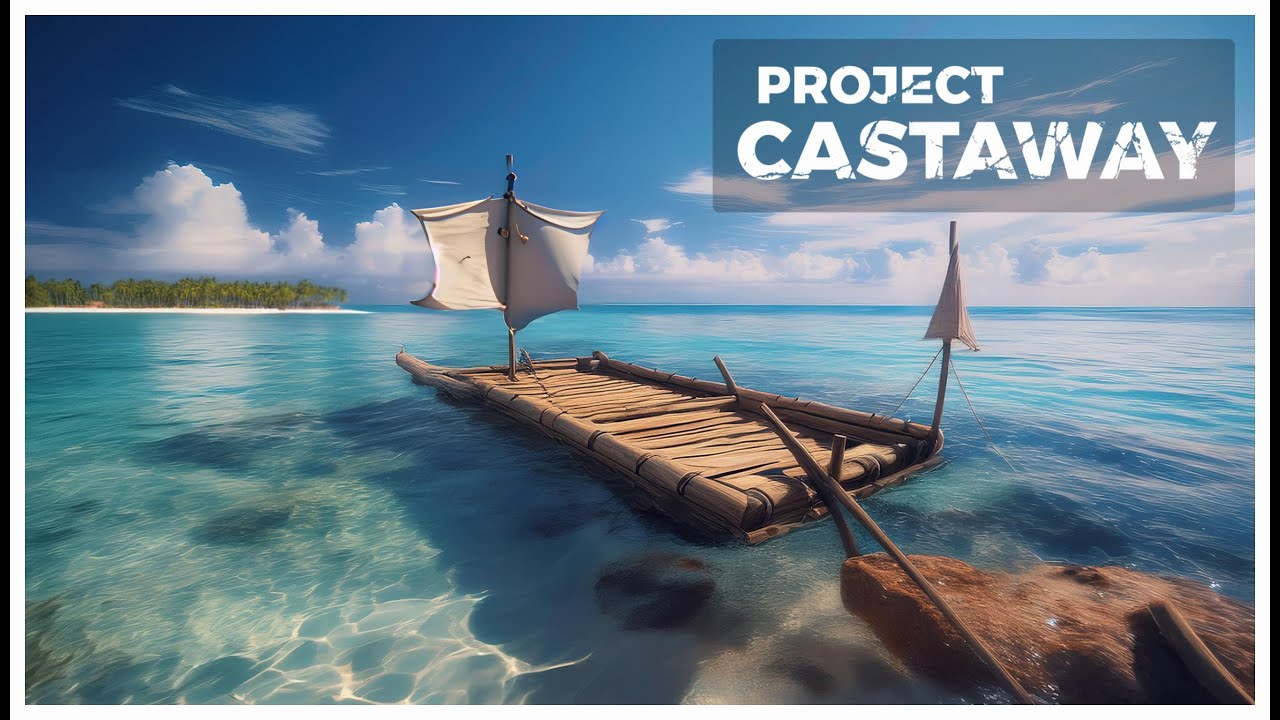 I Built A Raft On Project Castaway! [Ep 2] - YouTube