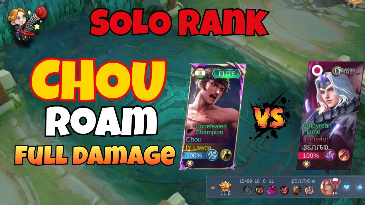 Chou met this pro fast-hand Lancelot - win or lose ? - YouTube