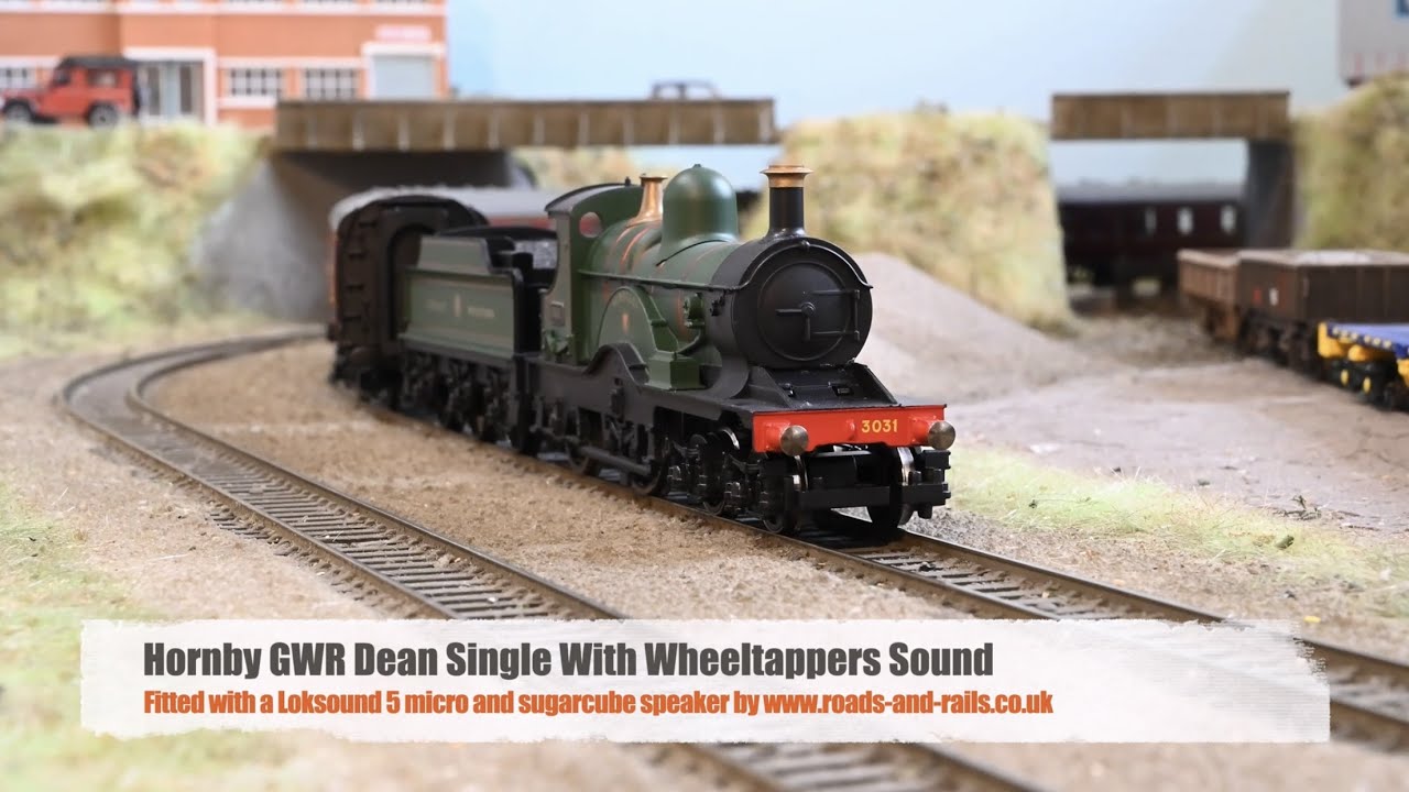 Hornby GWR Dean Single With Wheeltappers DCC Sound - YouTube
