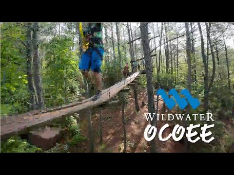 Ziplining in Ocoee Tennessee - Wildwater Rafting - YouTube