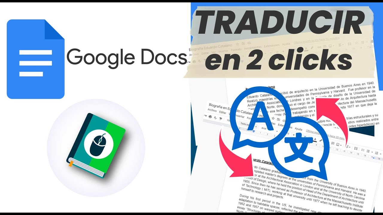 Cómo traducir un documento de Google docs en 2 clicks, fácil y simple - YouTube