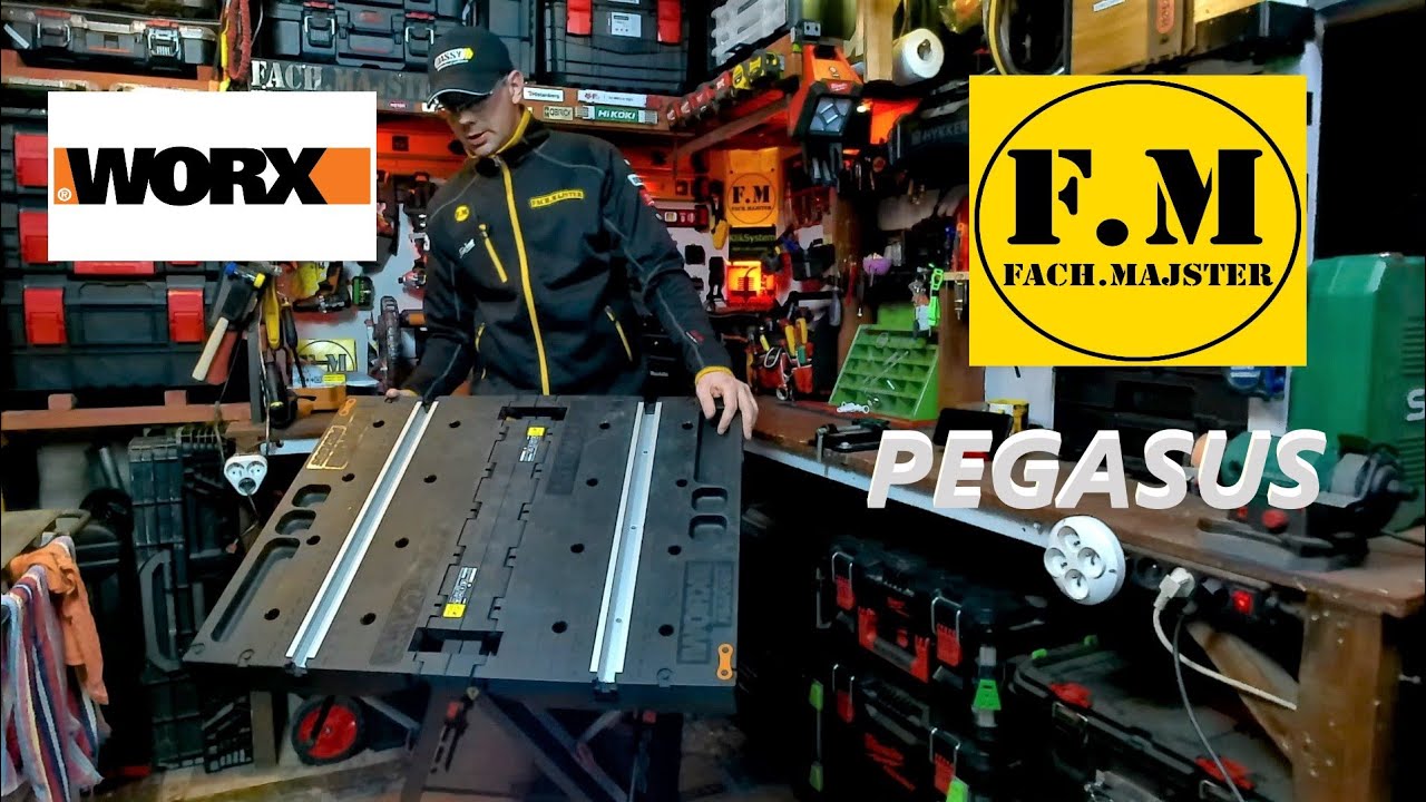 WORX PEGASUS WX051-Stół Roboczy/Warsztatowy/Wielofunkcyjny - YouTube