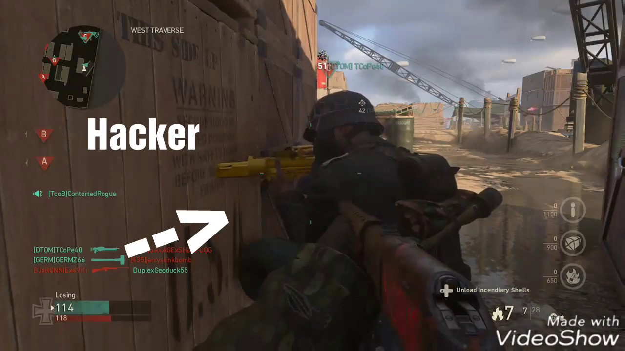 A HACKER!|Call of Duty WW2|Scar's best moments|Part 1 - YouTube