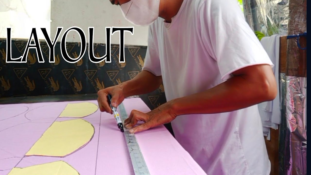 TIPS SA PAG LAYOUT NG PATTERN I LAYOUT AND CUTTING OF FABRIC - YouTube