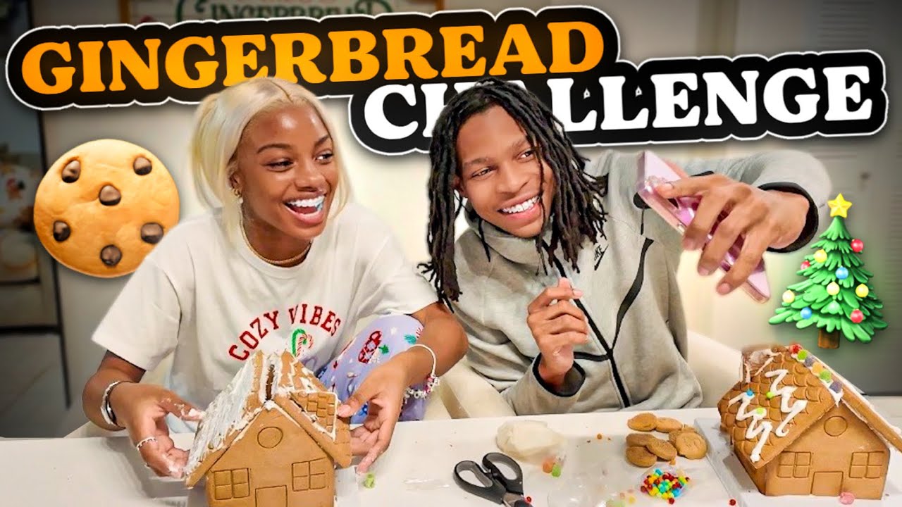 GINGERBREAD HOUSE CHALLENGE *WINNER GETS $1000 DOLLARS* - YouTube