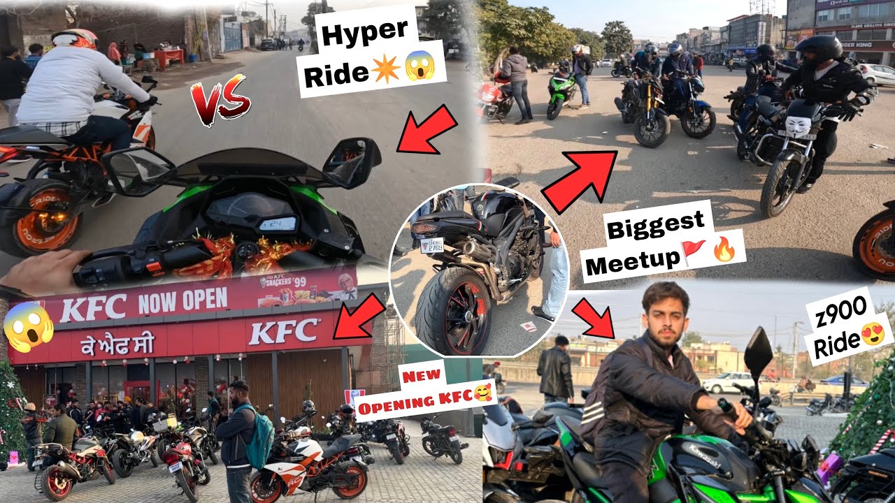 Epic Super Bike Meetup🔥Insane Stunts and Showdowns😱|| Ninja 300 Vs ...