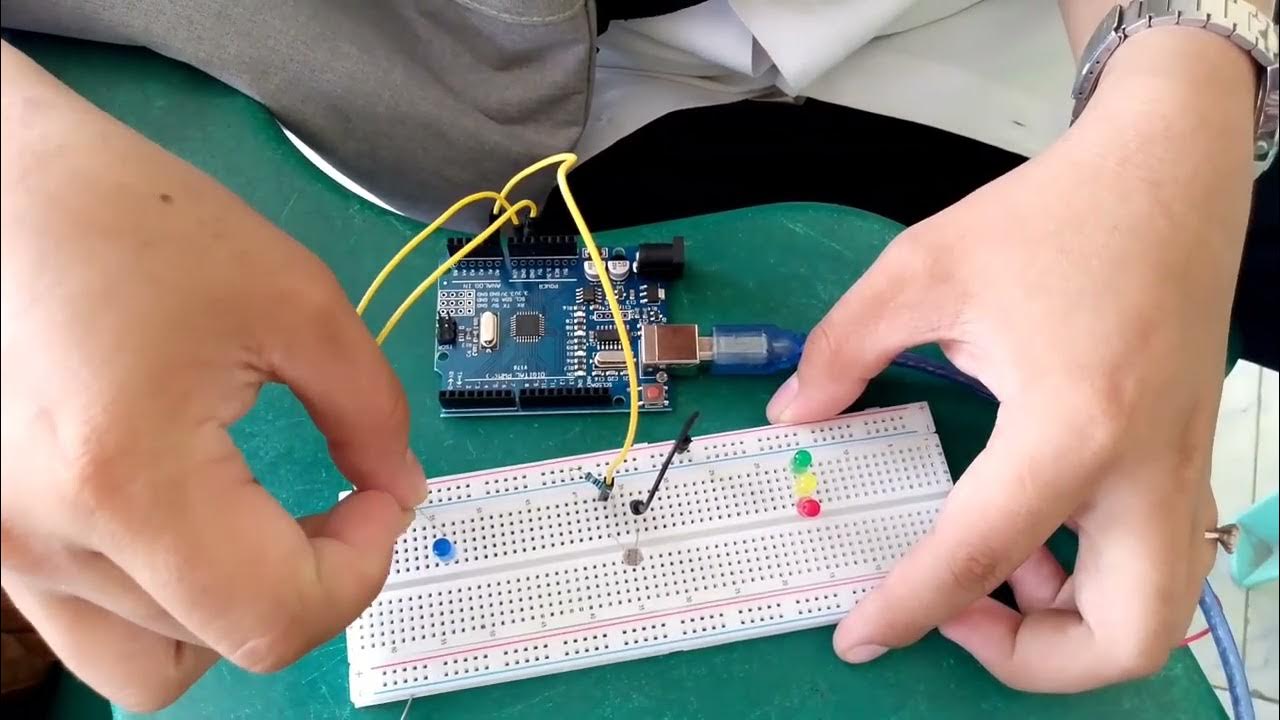 ACTIVITY 5: LDR SENSOR & ARDUINO WITH LED INDICATOR - YouTube