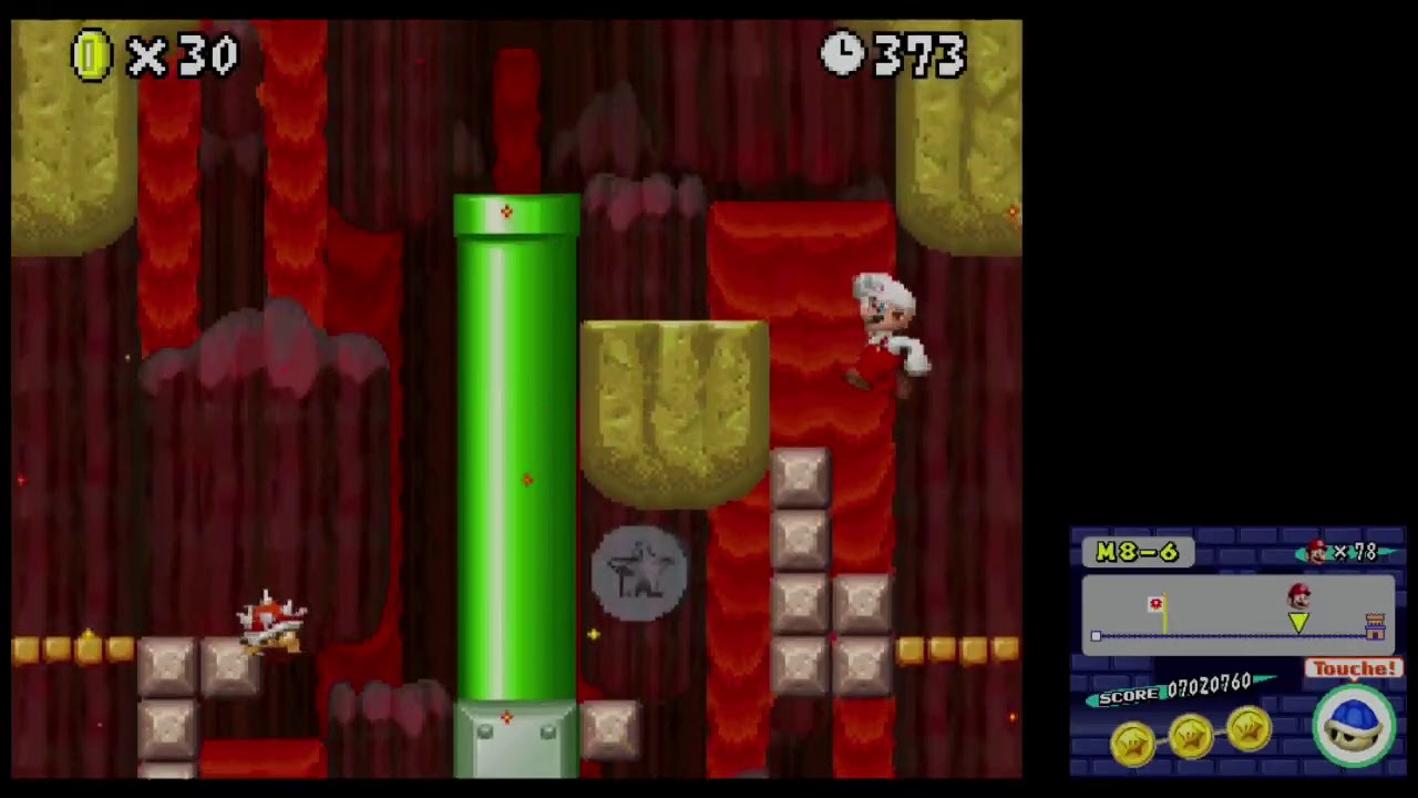 NSMBDS ~ World 8-6 - (366) - YouTube