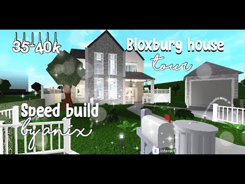 Bloxburg House Tour | Speedbuild by Anix - YouTube
