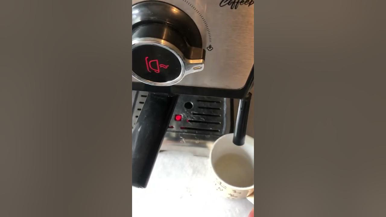 Кофемашина Inhouse Coffeebello ICM1801BK - YouTube