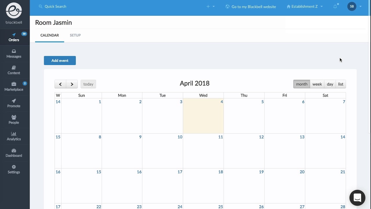 Setting up a calendar to rent a room - YouTube