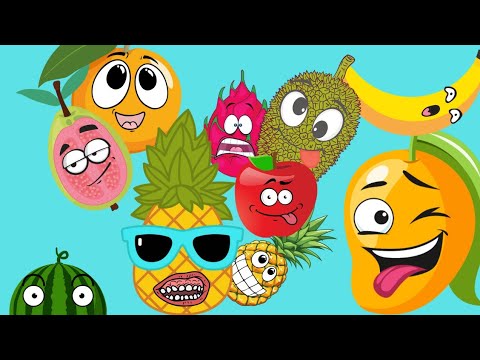 Dancing fruits with music, funny animated fruits - YouTube