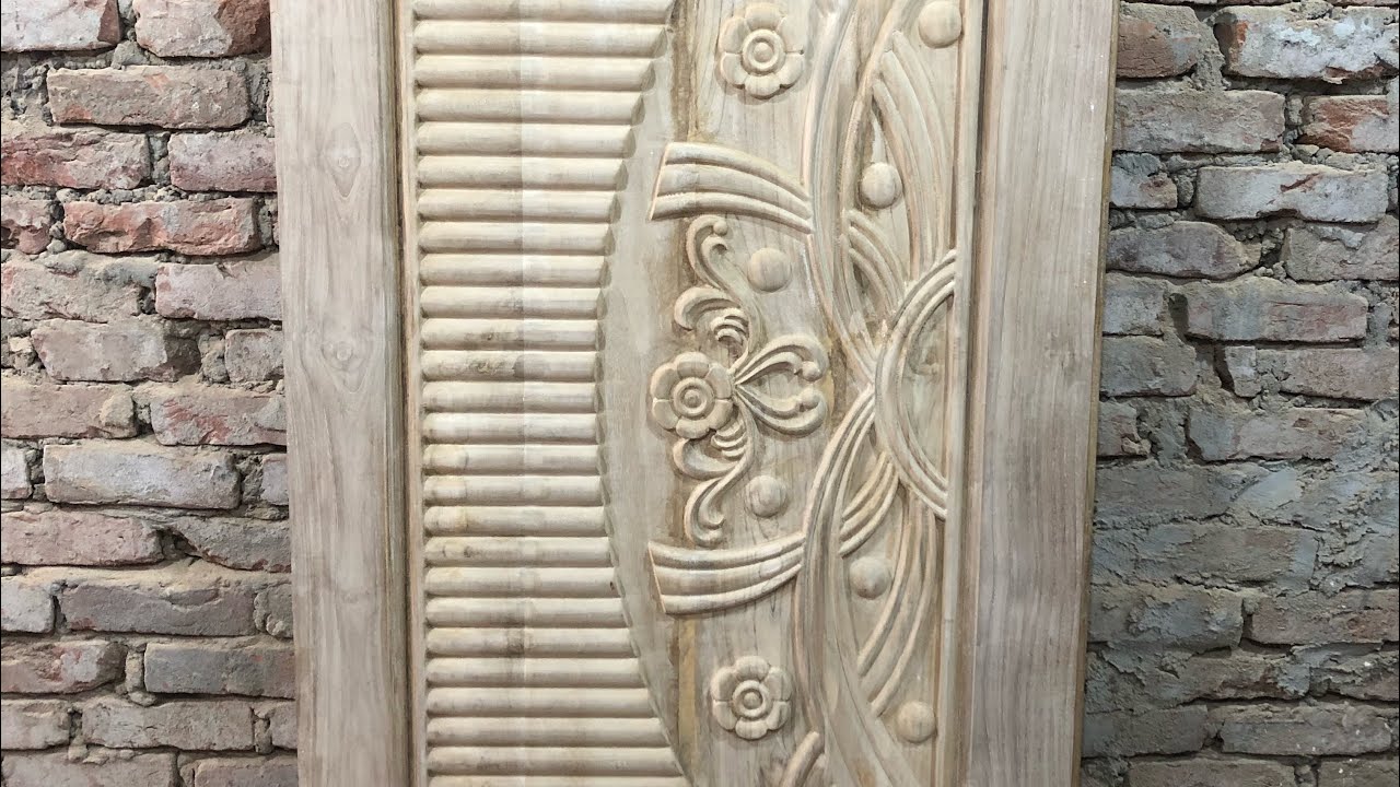 Sagun door 3D degine with CNC Machine - YouTube