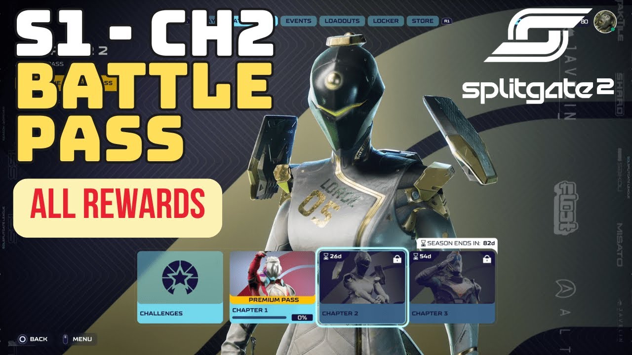 Splitgate 2 | Season 1 - Chapter 2 (Full Battle Pass Showcase) - YouTube