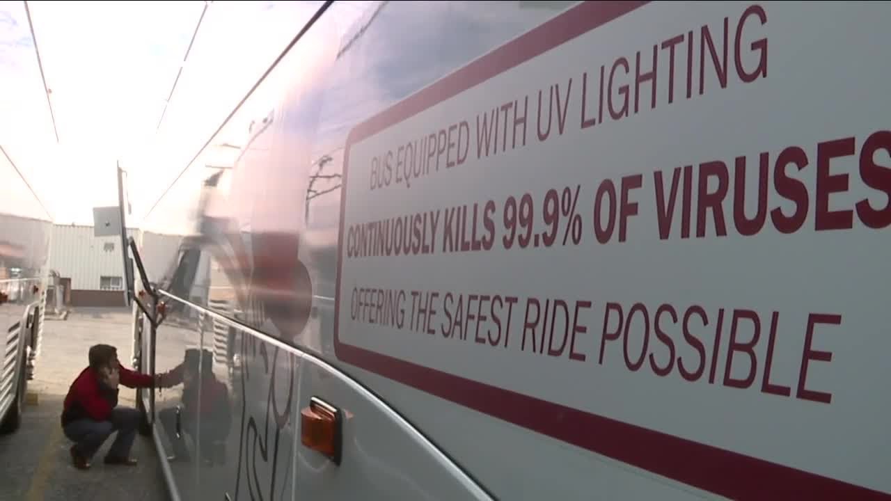 Cleveland-based charter bus company installing UV lighting that ...