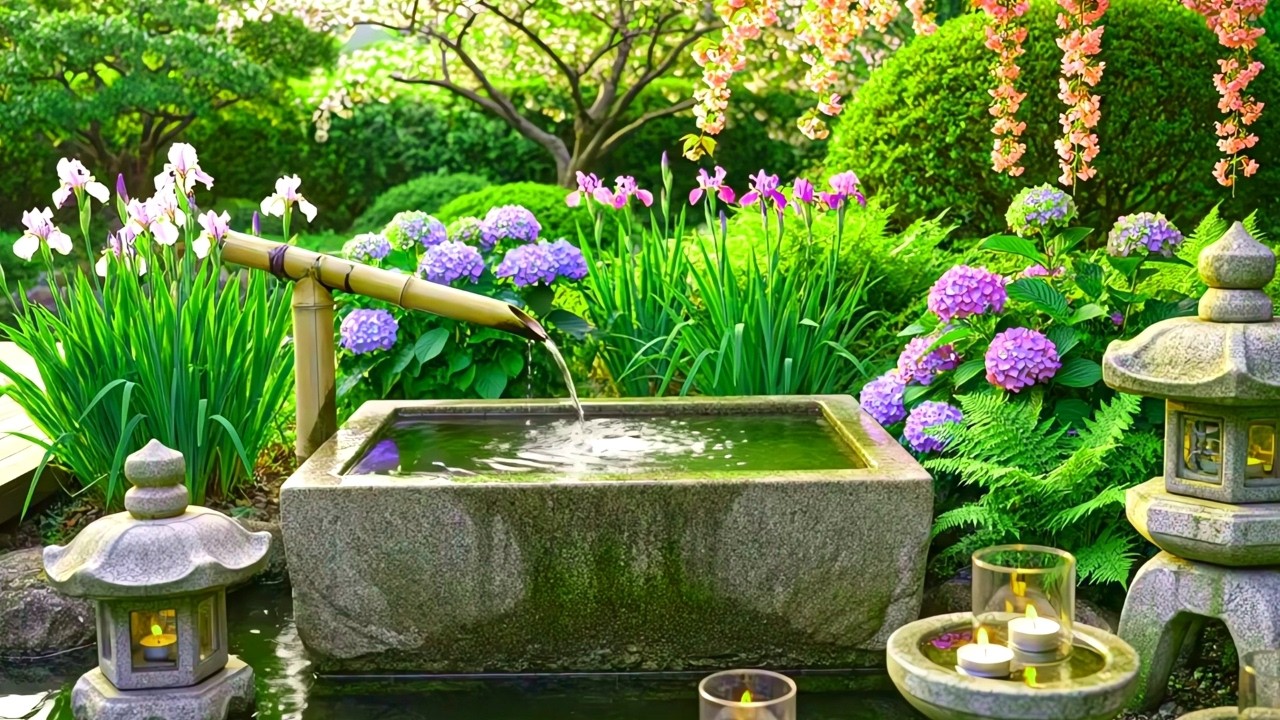 Peaceful Water Ambience and Relaxing Music 🌿 Let Go of Stress, Feel ...