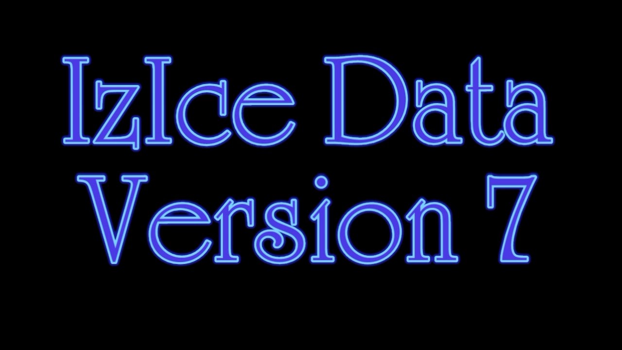 IzIce Data V.7 Normal size - YouTube