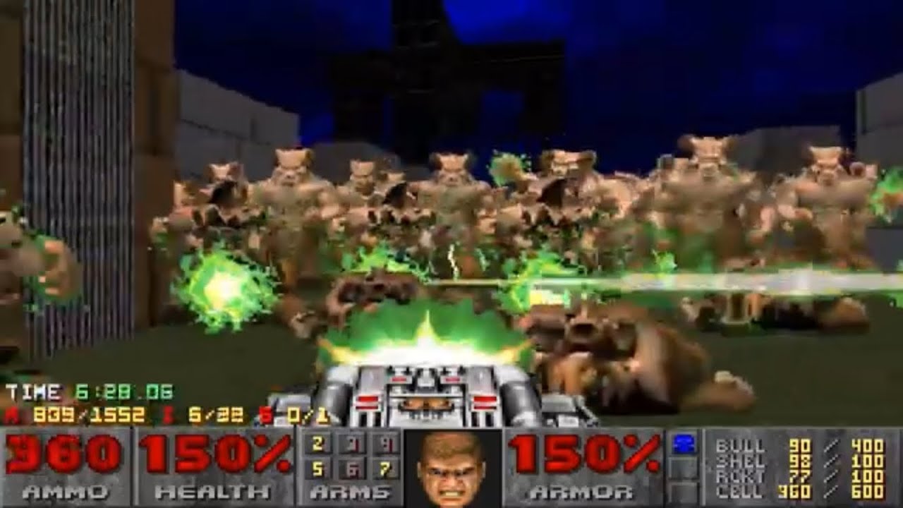 Doom II - ESP Map 13: Castle Lava - YouTube