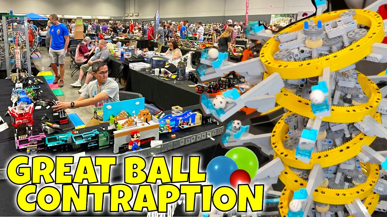 Massive LEGO Great Ball Contraption from BrickWorld Chicago 2023 - YouTube