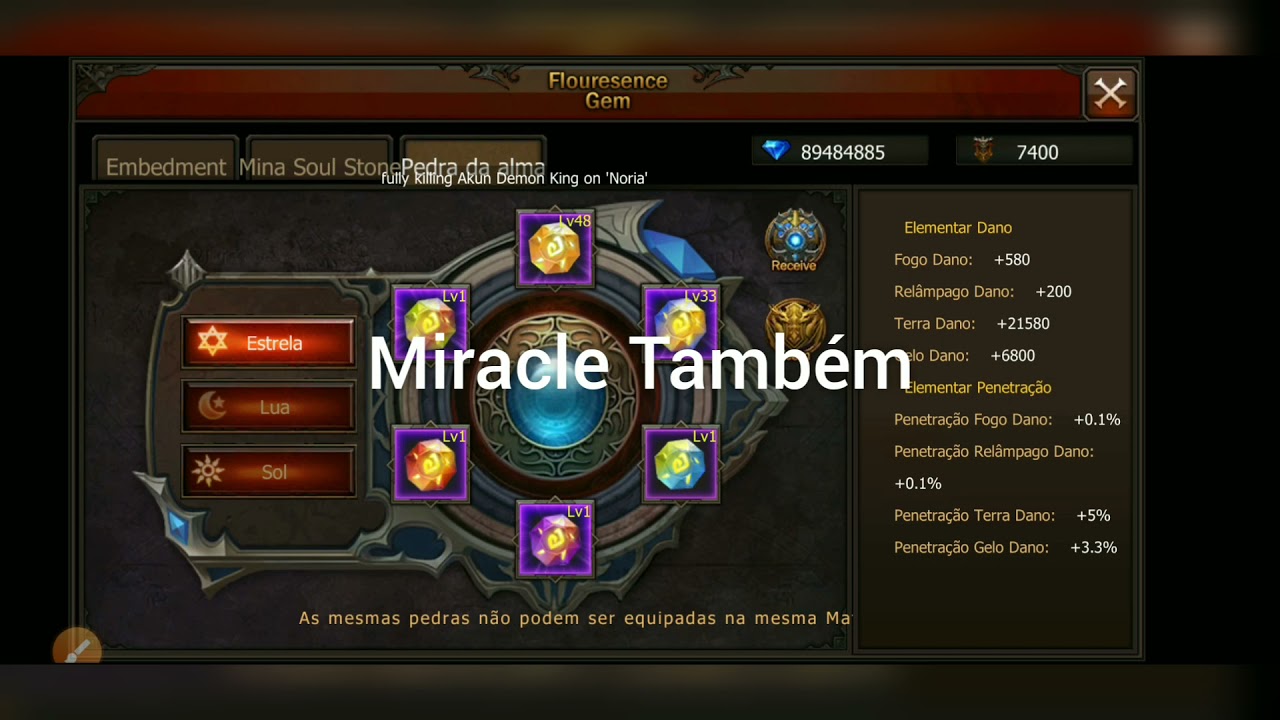 Como fazer combinações de pedras da alma ou gemas e build elemental em ...