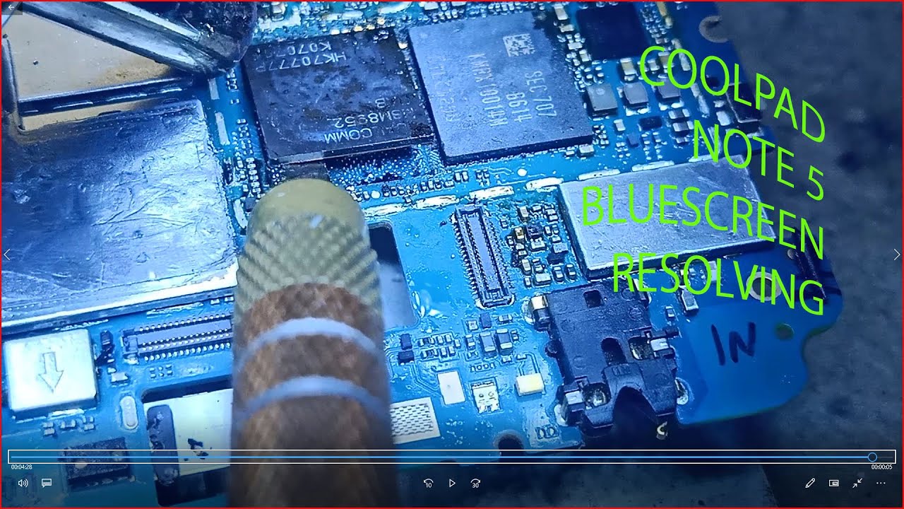 COOLPAD NOTE 5 BLUESCREEN PROBLEM RESLOVEING - YouTube