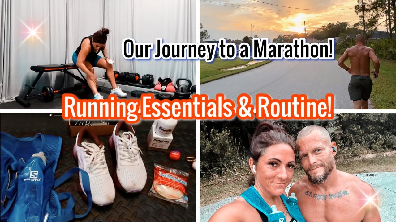 TRAIN FOR A MARATHON WITH ME | LONG RUN VLOG | RUN ESSENTIALS | RUN ...