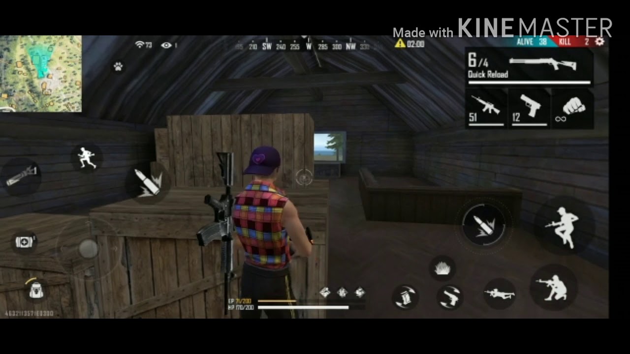 Free fire solo vs solo game played 4kill - YouTube