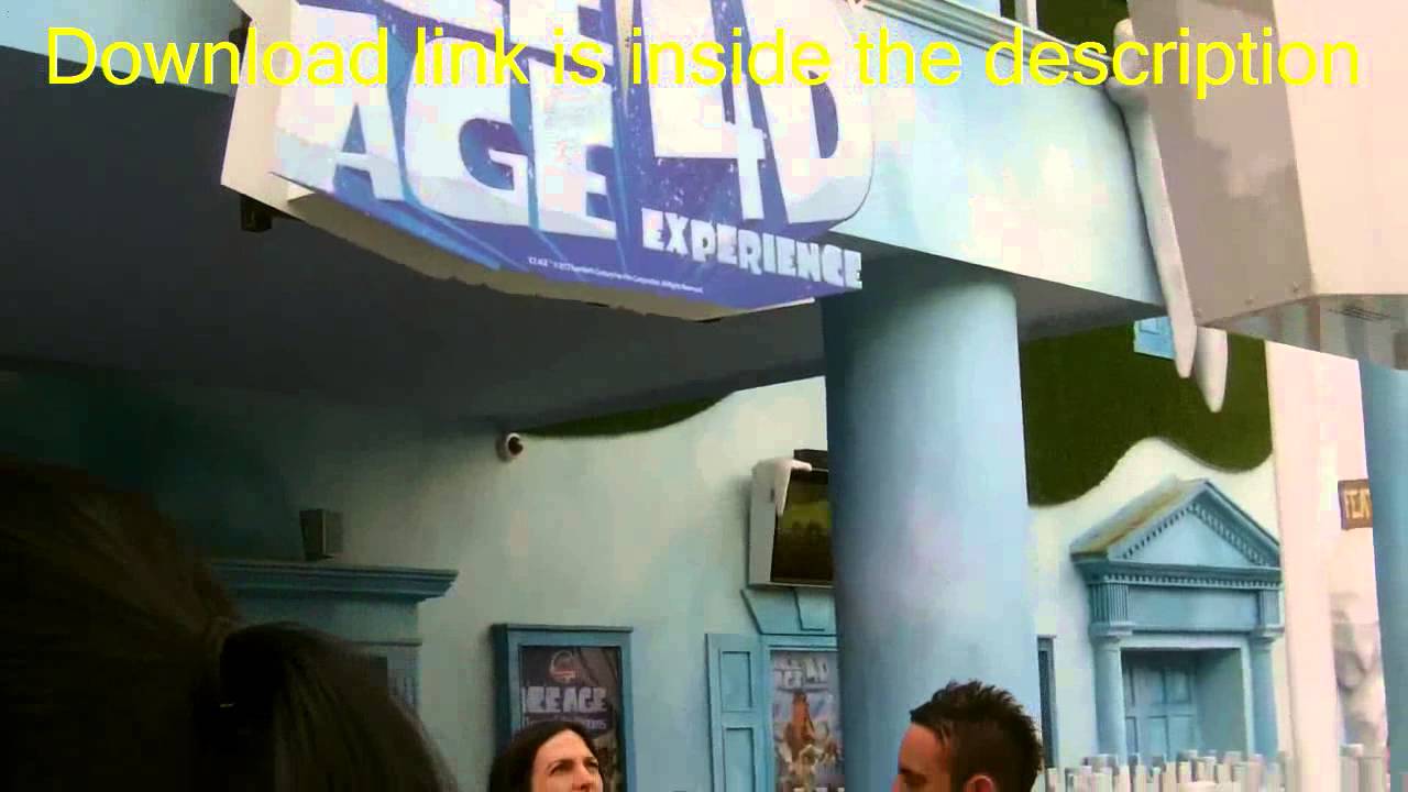 Ice Age 4D Experience batching area - YouTube
