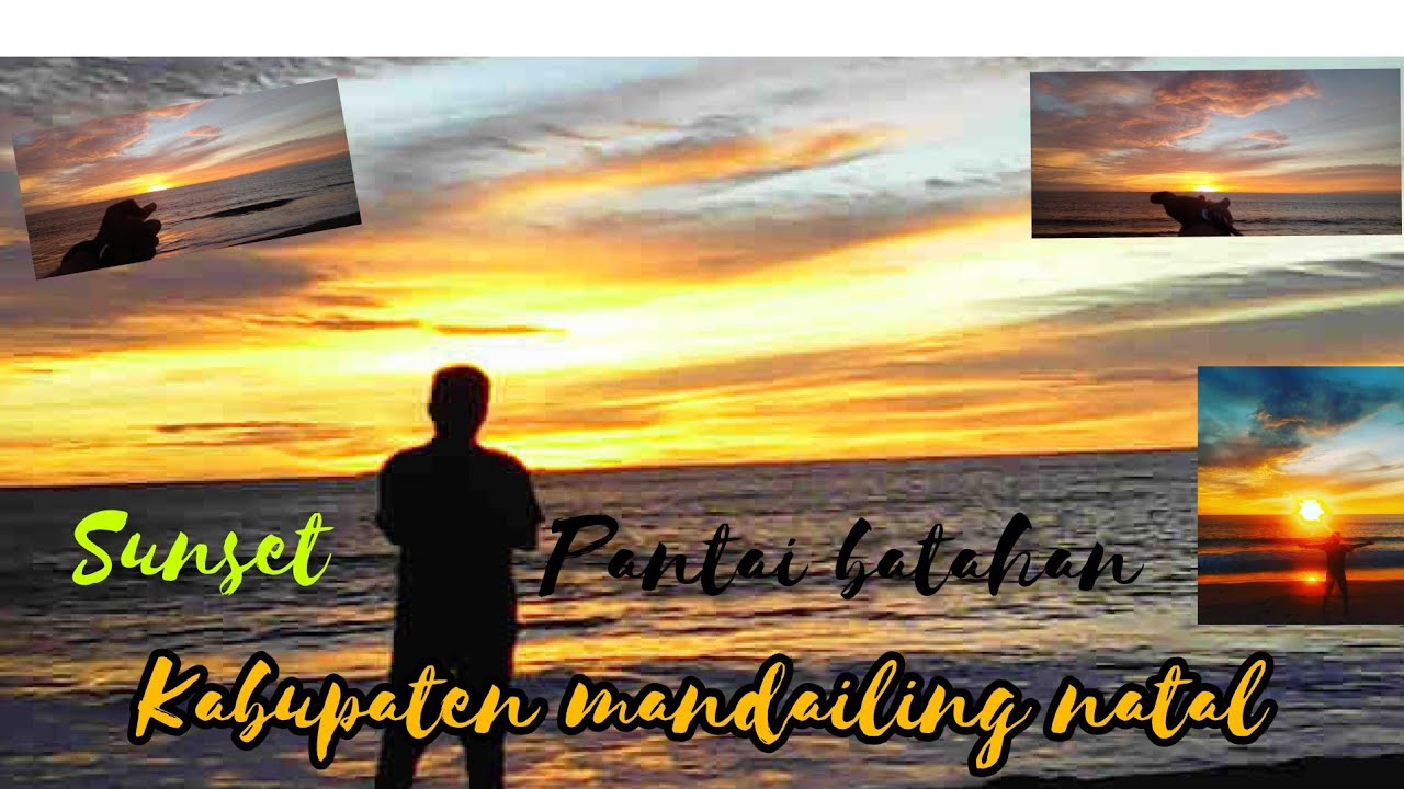 Sunset pantai batahan kabupaten mandailing natal - YouTube
