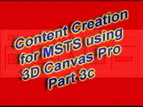 Creating MSTS Content with 3D Canvas Pro (part 3c) - YouTube