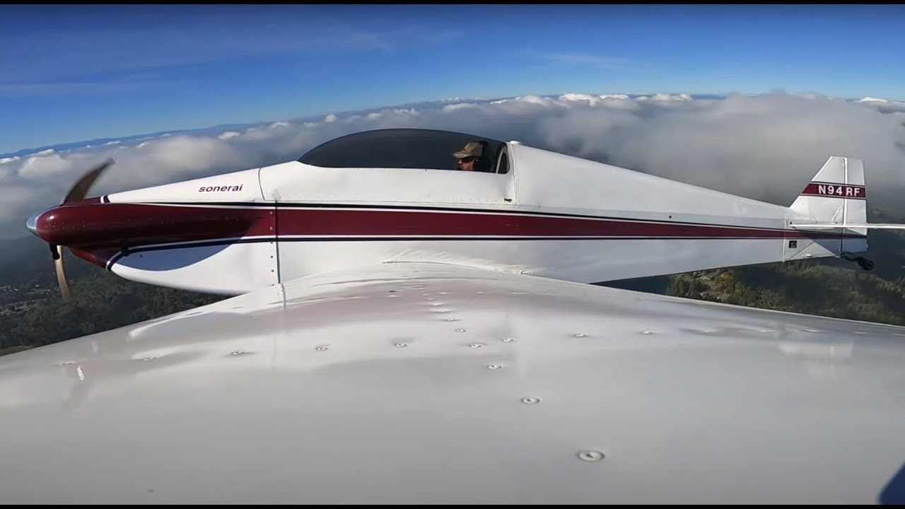 Sonerai II LS N94RF Afternoon flight - YouTube