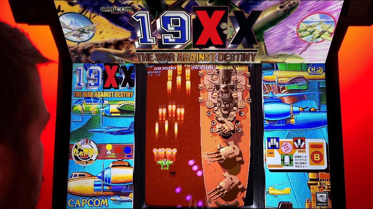 19XX: The War Against Destiny Arcade Cabinet MAME Playthrough w ...