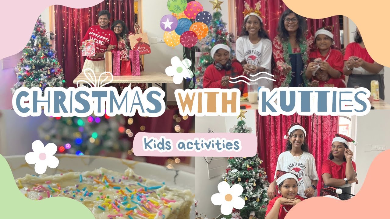 ENGA VEETU KUTTIES ODA ORU CHRISTMAS PARTY | RJ ASHWINI | Christmas ...